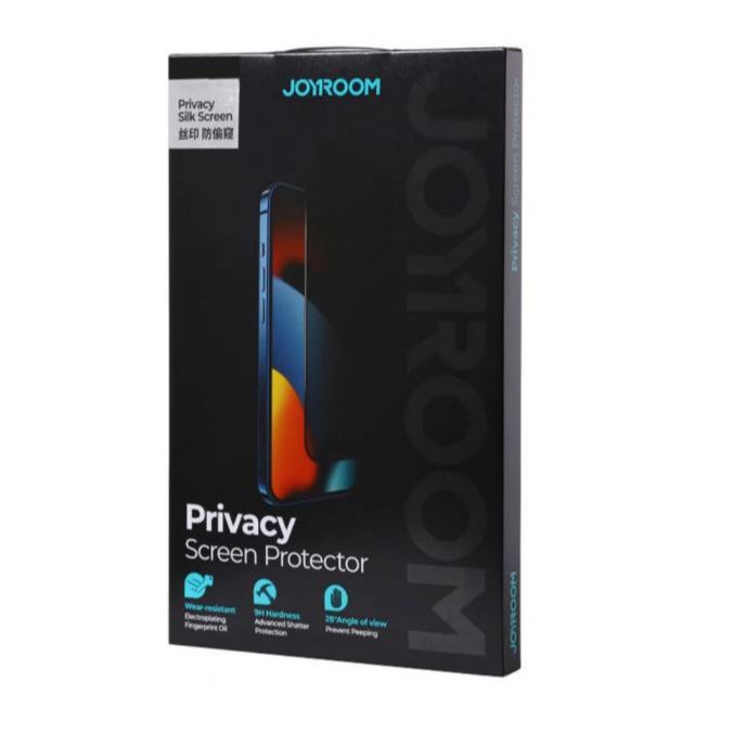 Tempered Glass Screen Protector (Privacy+Dudtproof) iP15 Pro / 15 Pro ...