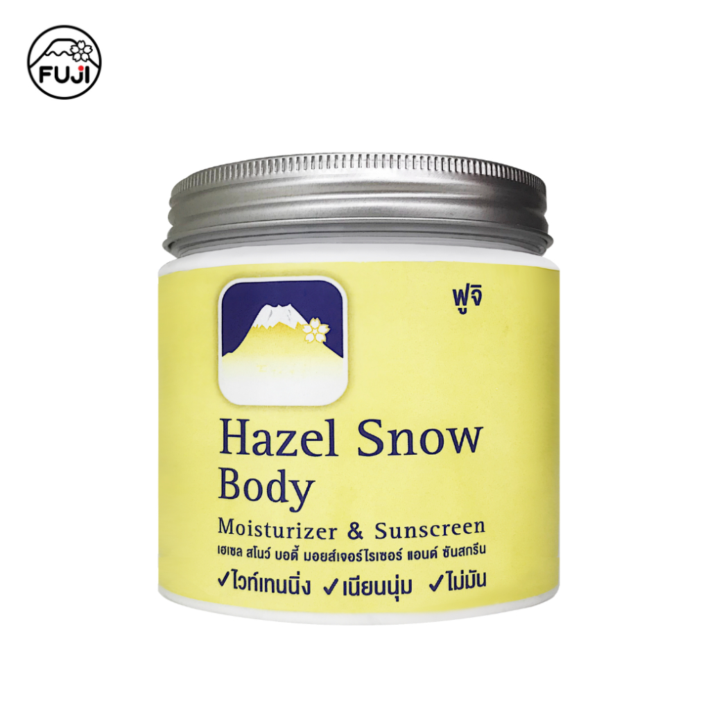 [แถมกัวซา] ครีมภูเขา ฟูจิ เฮเซล สโนว์ บอดี้ มอยเจอร์ไรเซอร์&ซันสกรีน ...