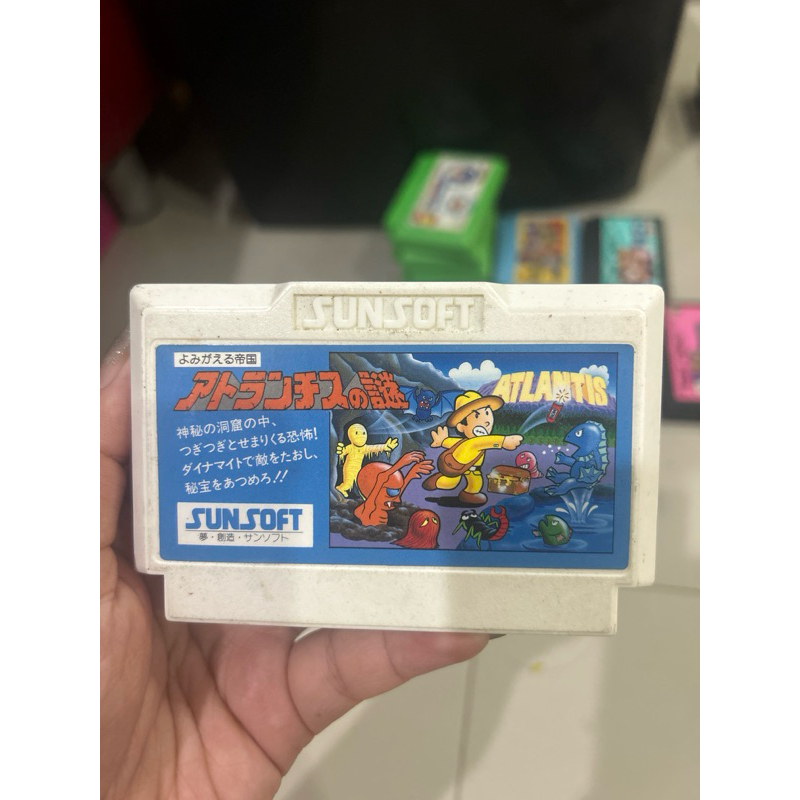 ตลับ famicom แท้ fc เกมส์เก่า family computer cartridge | Shopee Thailand