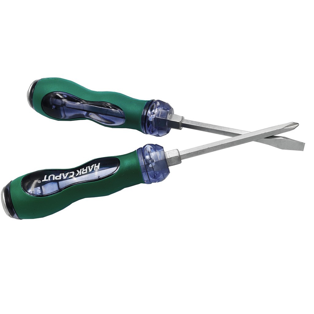 Bkk Tools ไขควงตอก ไขควงโครเมียมตูดเหล็ก ตอกตูดได้ ปากแบน ปากแฉก ขนาด 4 ...