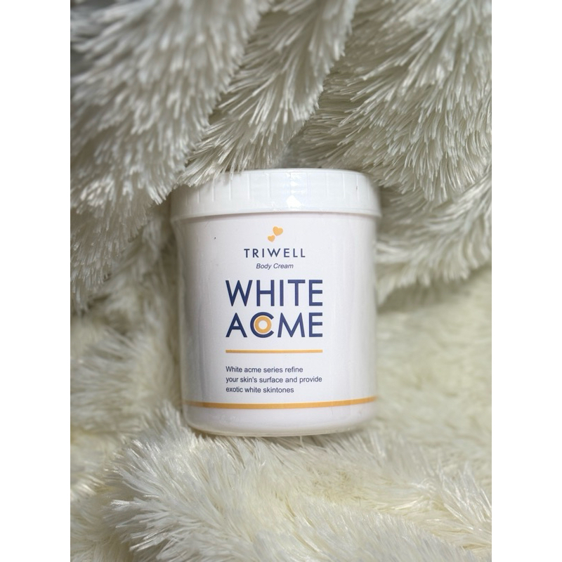 ครีมถังกลูต้า ใหญ่จุกๆ [ของญี่ปุ่น ]Triwell body Cream WHITE ACOME 500g ...