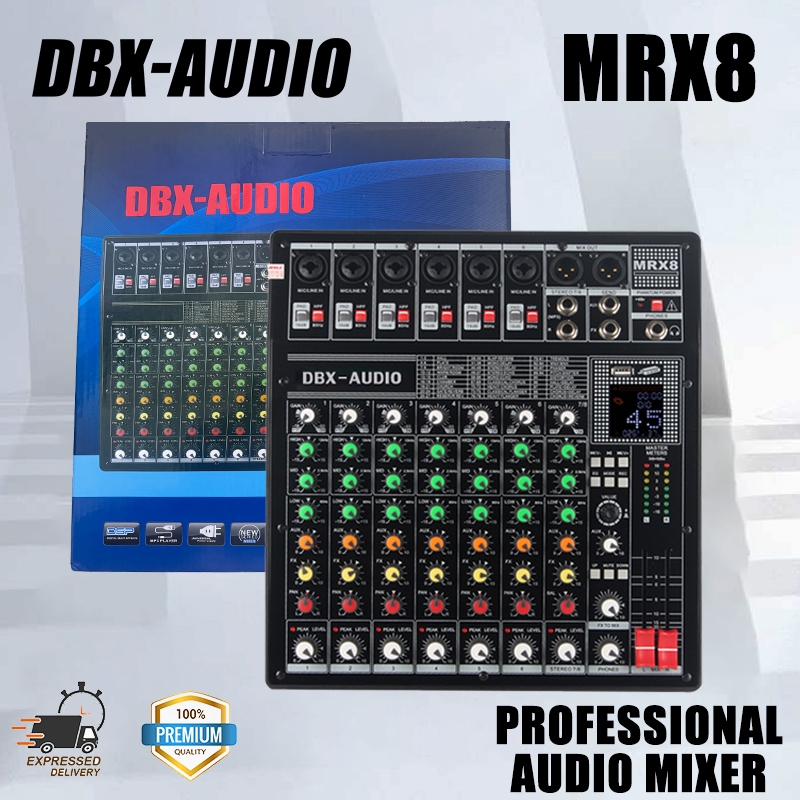 DBX-AUDIO MRX8 Bluetooth อุปกรณ์เวทีมืออาชีพ ให้เสียงและคุณภาพ การแสดง ...