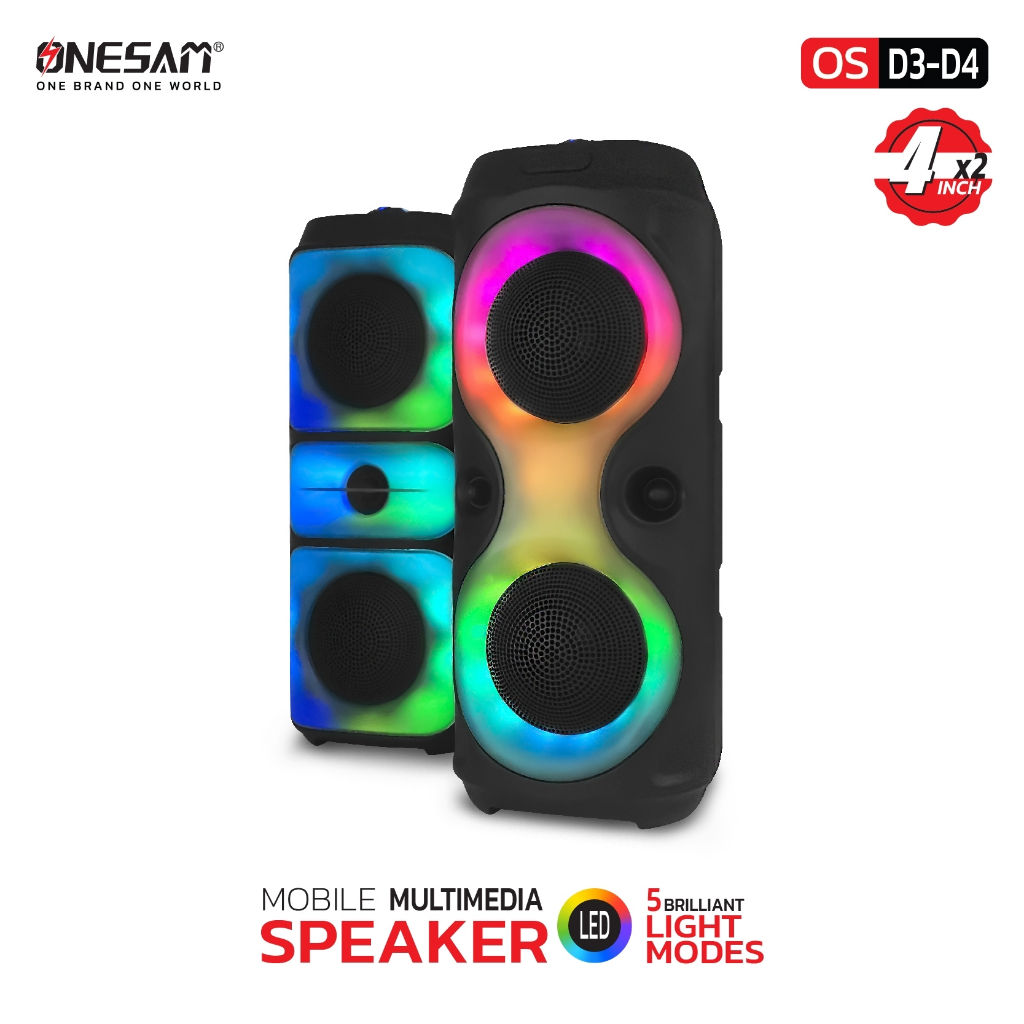 ลำโพงบลูทูธ ONESAM รุ่น OS-D03-D04 Mobile Multimedia Speaker แต่เสียงดี ...