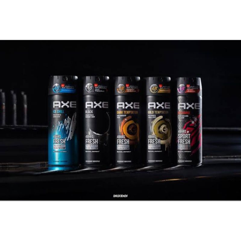 Axe Deodorant Body Spray Ice Chill, Apollo ,Ice Bleak, Black, Dark ...