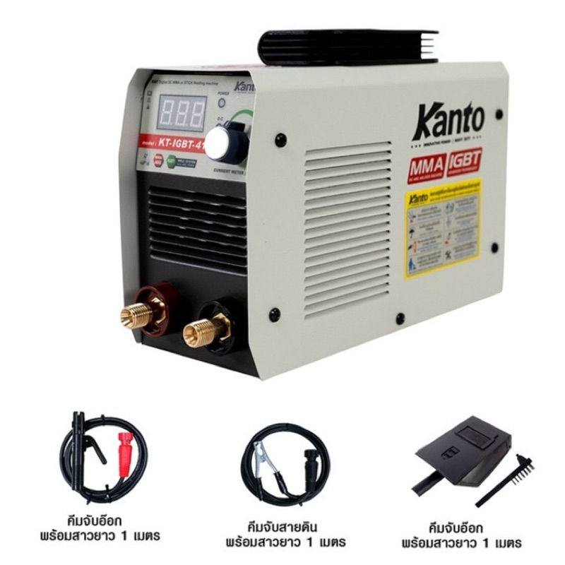 KANTO ตู้เชื่อม ขนาดเล็ก KT-IGBT-410 30-400 AMP มีระบบ ARC FORCE ไฟแรง ...