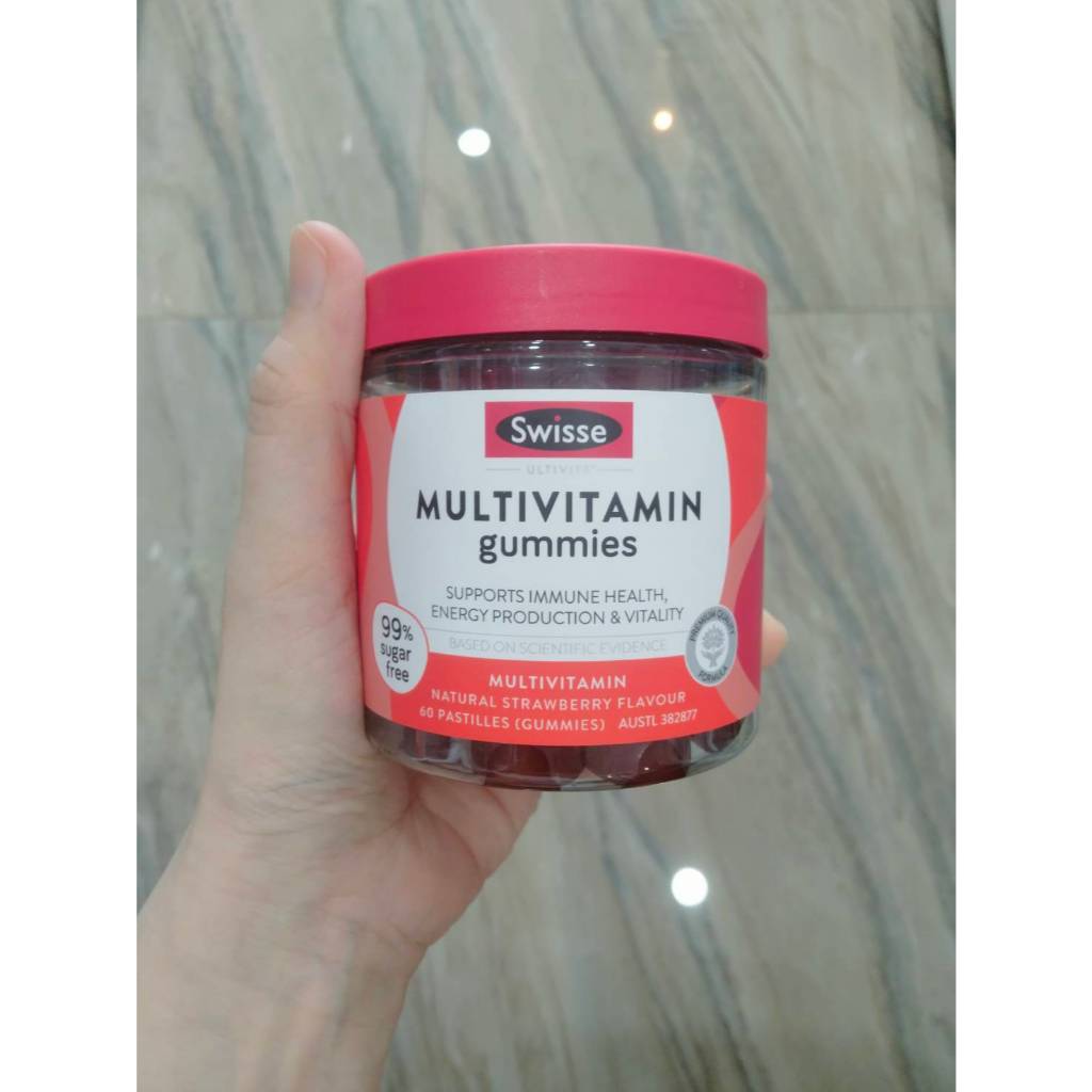 Multivitamin gummies Swisse 60 เม็ด กัมมี่วิตามินรวม exp.12/2024 | Shopee Thailand