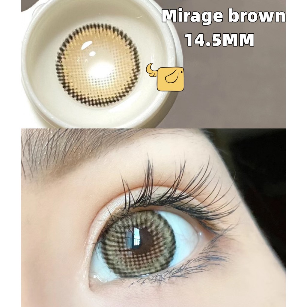 Midroo【COD】 ขยายรูม่านตา Shiny Eye เลนส์ธรรมชาติขนาดบิ๊กอาย Monthly1คู่ ...