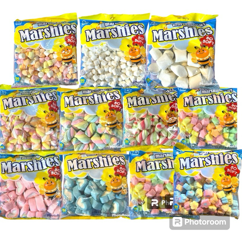 Marshiesมาร์ซี่ส์มาร์ชเมลโล่150กรัมอร่อยนุ่มหนึบ | Shopee Thailand