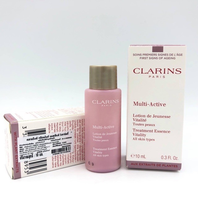 พร้อมส่ง clarins multi active revitalizing treatment essence 10ml ...