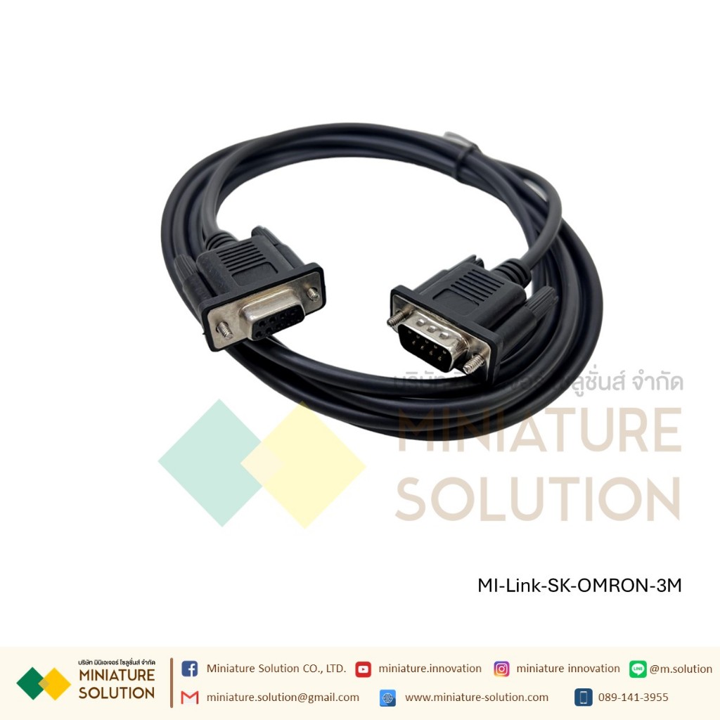 สาย PLC OMRON to HMI SAMKOON 3M RS232 (SAMKOON CABLE TO OMRON PLC) 3 ...