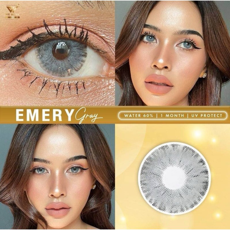 EMERY gray bywewinklens เทาลูกครึ่ง สวยตรงปก อมน้ำสูงสุดในไทย 60% ...