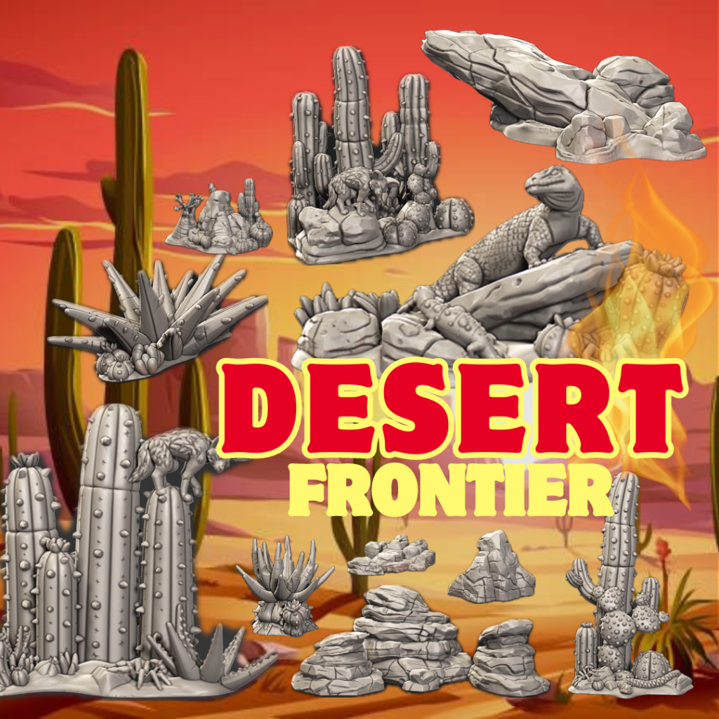 โมเดลประกอบฉาก Desert Frontier เซ็ตสุดเขตทะเลทราย โมเดลประกอบฉากเล่น ...