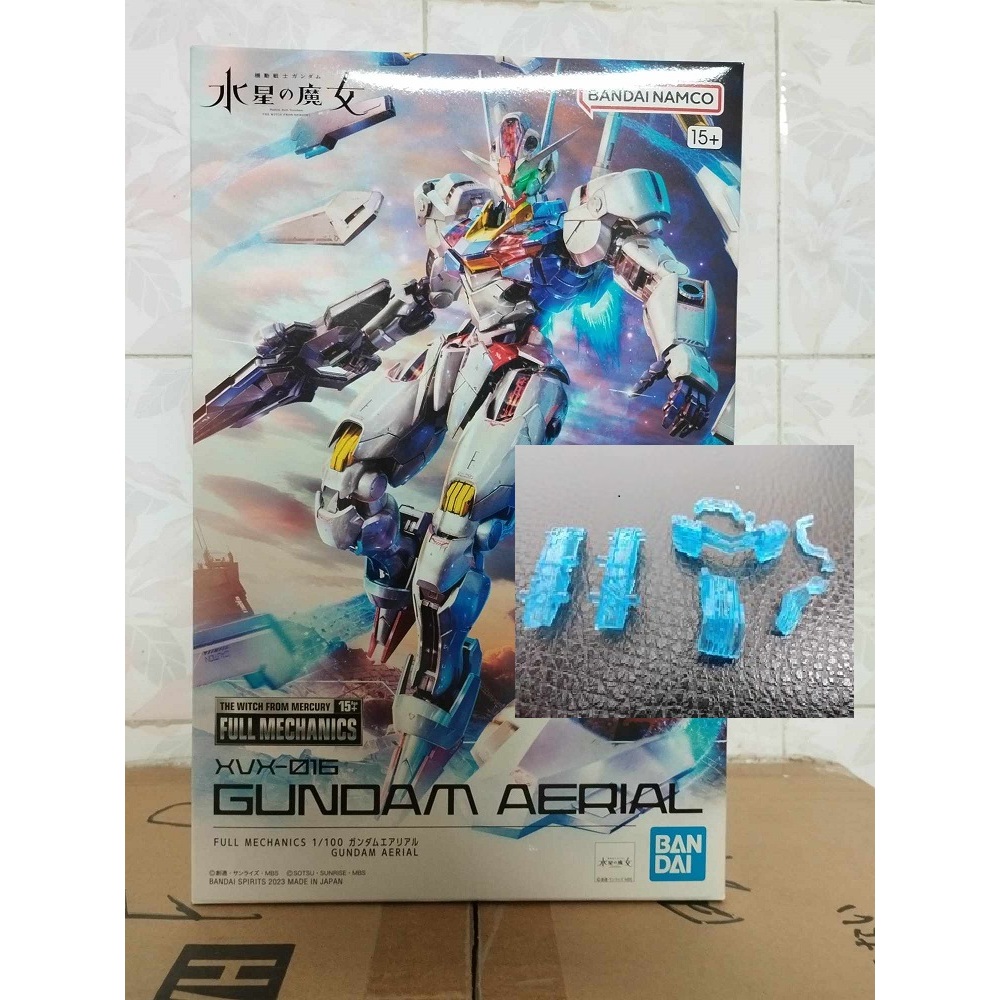 BANDAI 1/100 Full Mechanic XVX-016 Gundam Aerial with Resin Part Permet ...