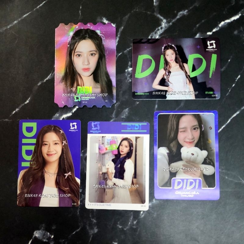 การ์ด Didi Gen1es ver1 เซต5ใบ Chuang Asia card SP+SSR+UR+SR+R ( chuangasia Thailand 2024 ...