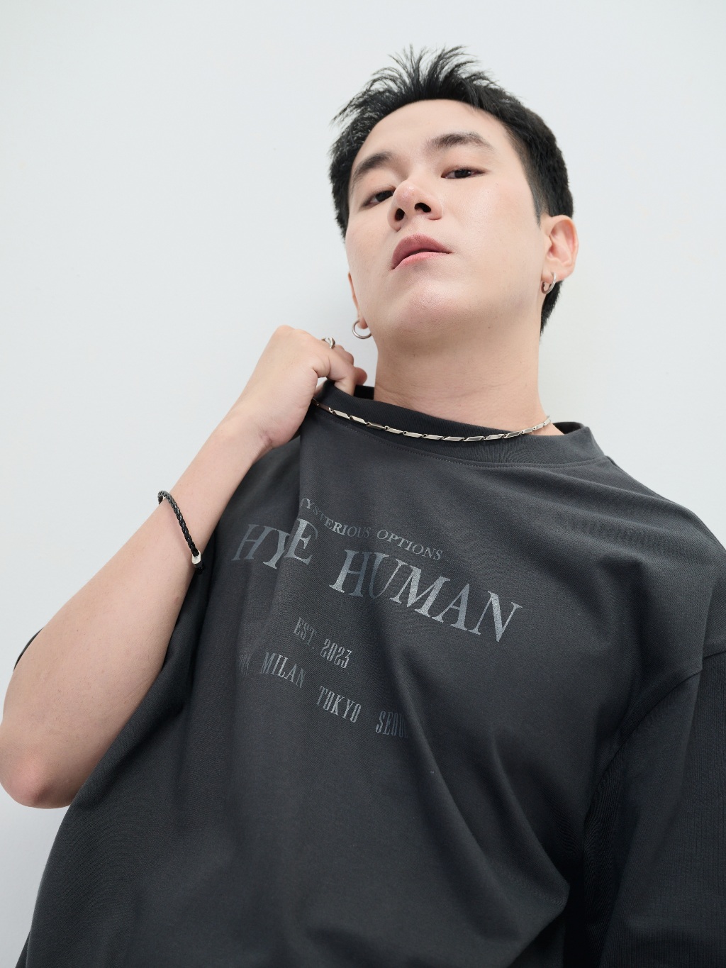 Hype It - Hype Human T-Shirt เสื้อยืดแขนสั้นทรง Oversized แบรนด์ Hype ...