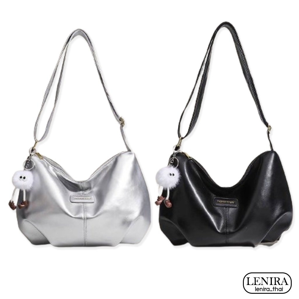 Lenira(B2030) กระเป๋าหนังสะพายข้าง ขนาด 16 นิ้ว | Shopee Thailand