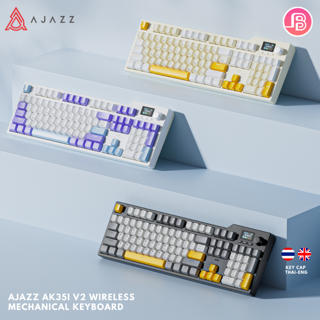 AJAZZ AK35i V2 Wireless Mechanical Keyboard (EN/TH) | Shopee Thailand