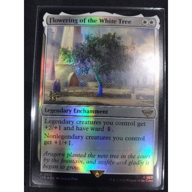 Singles MTG Flowering of the White Tree (Prerelease Foil) | Shopee Thailand