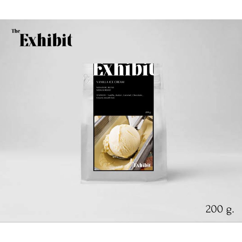 เมล็ดกาแฟ THE EXHIBIT / VANILLA ICE CREAM. | Shopee Thailand