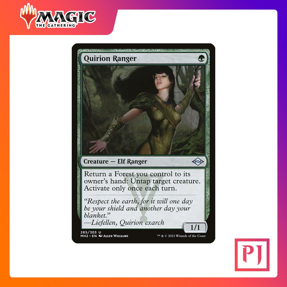 [MTG] Quirion Ranger [MH2] [GREEN] [UNCOM] [NORMAL] [ENG] (การ์ดเมจิค ...