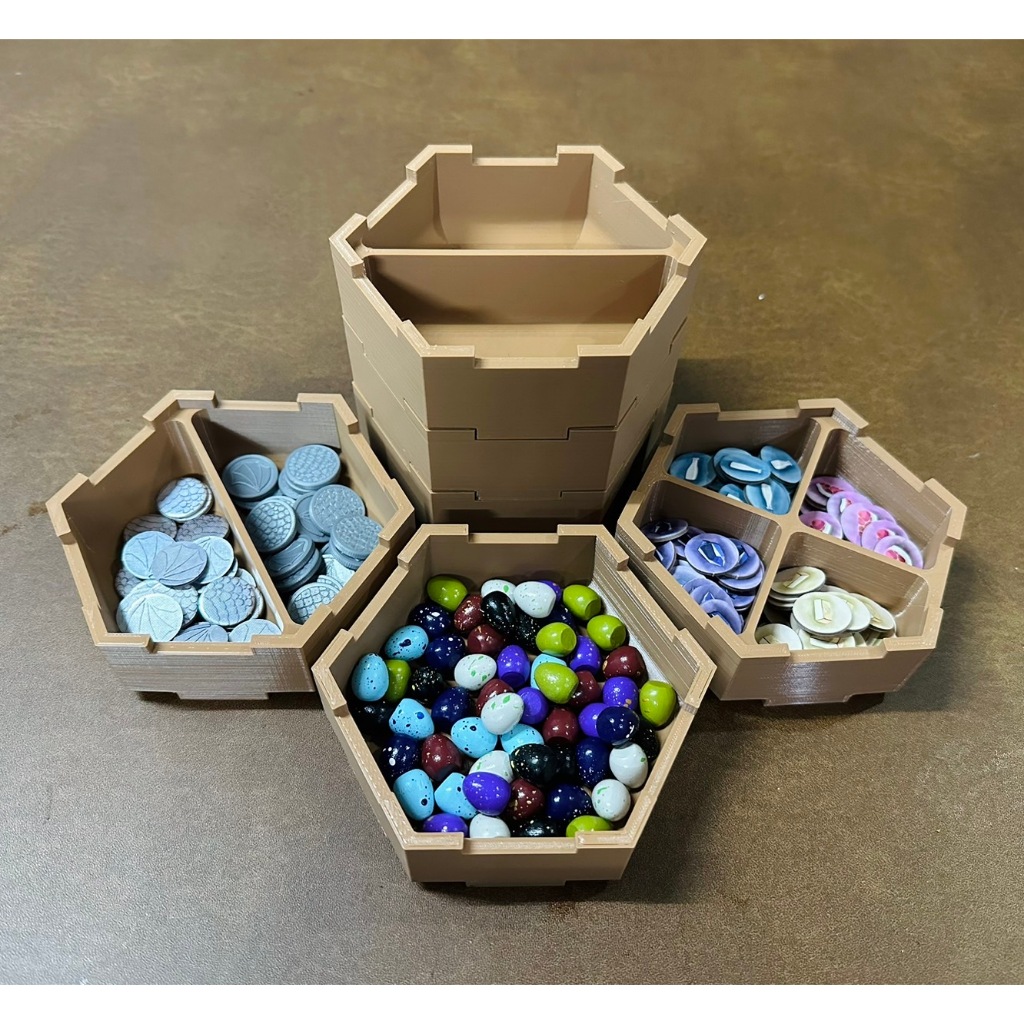 [Plastic] Stackable Resource Tray for Board Game/ Tabletop Games - ชุด ...