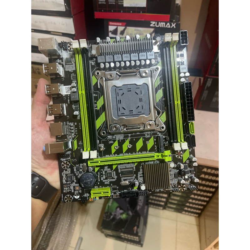 mb x79 มือ 1 รองรับ m.2 nvme ช่อง ram 4 ช่อง ตำหนิ ช่องLANเสีย | Shopee ...