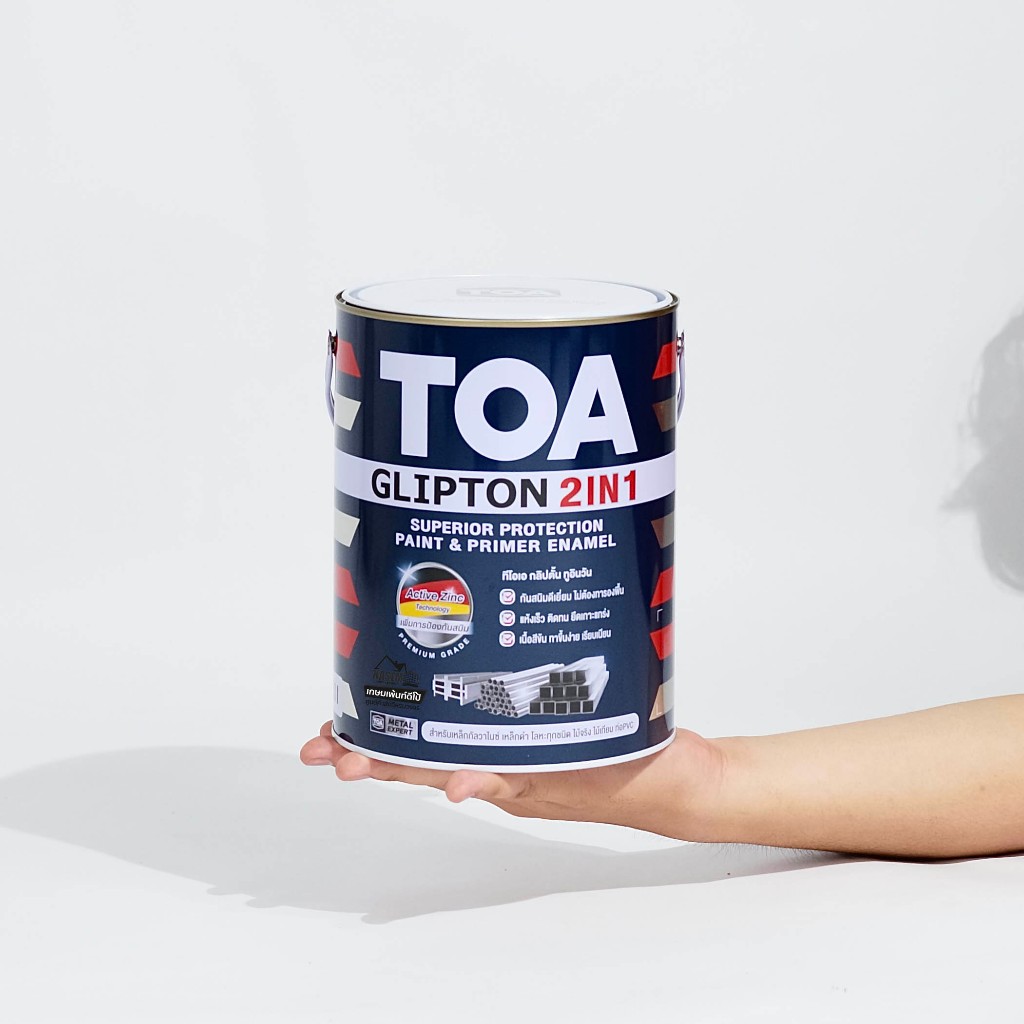 TOA Glipton 2in1 ด้าน MATT น้ำมันทีโอเอ กลิปตั้น ทูอินวัน ชนิดด้าน ขนาด ...
