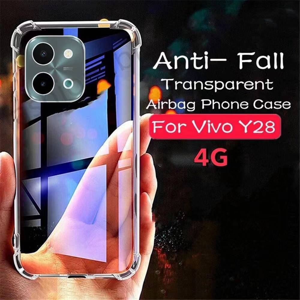 Vivo Y28S 5G/Y28 4G/Y28 5G/Vivo Y18/Vivo Y03/Y100 5Gตรงรุ่น(ส่งในไทย)เคสTPUใสกันกระแทกแบบคลุม ...