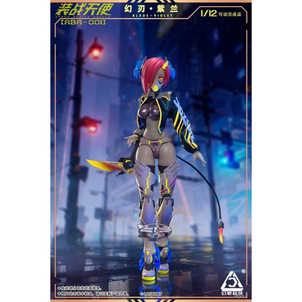LOSCONT ABA-001 1/12 : Battle Angel Phantom Blade Violet | Shopee Thailand