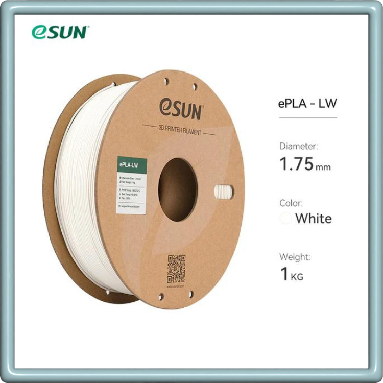 eSUN ePLA-LW 3D Printer Filament 1.75mm 1KG 3D Printing Filament Light Weight foam Material for ...