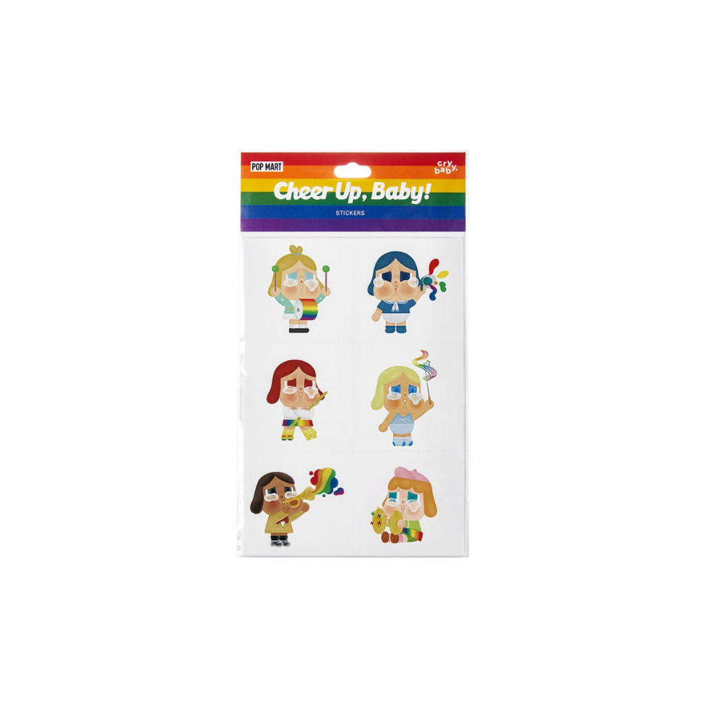 สติ๊กเกอร์ CRYBABY CHEER UP, BABY! SERIES-Stickers ของแท้ POP MART ...