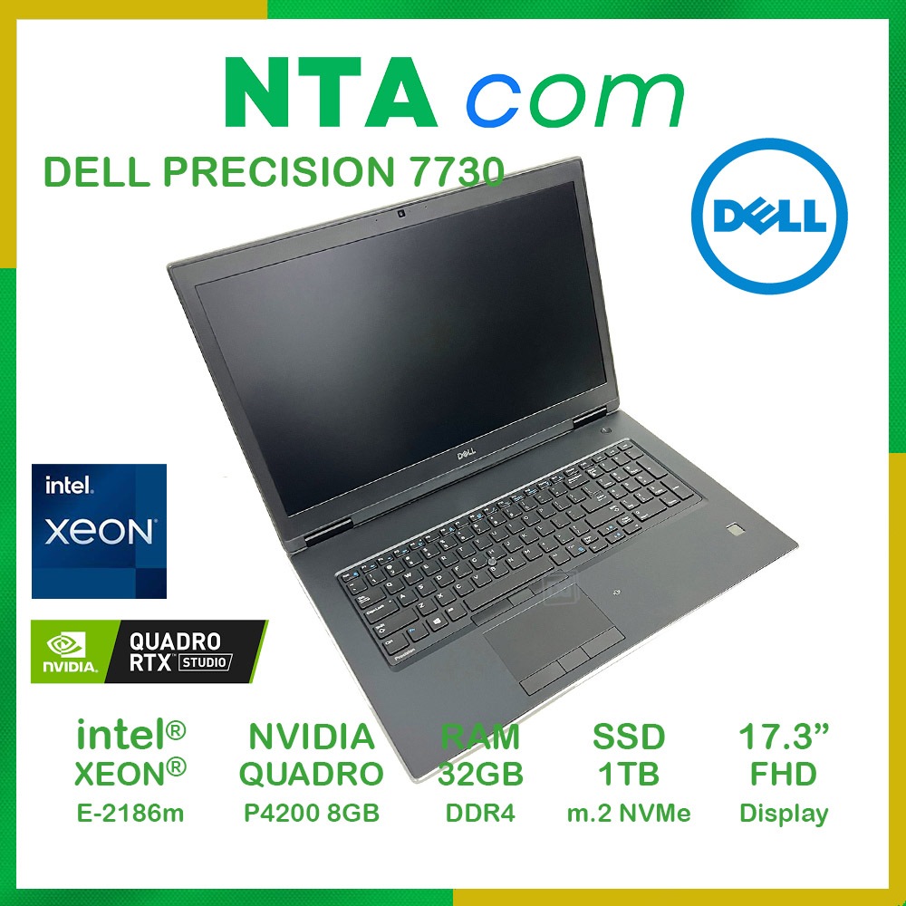Notebook Dell Precision 7730 INTEL XEON E-2186m | Shopee Thailand
