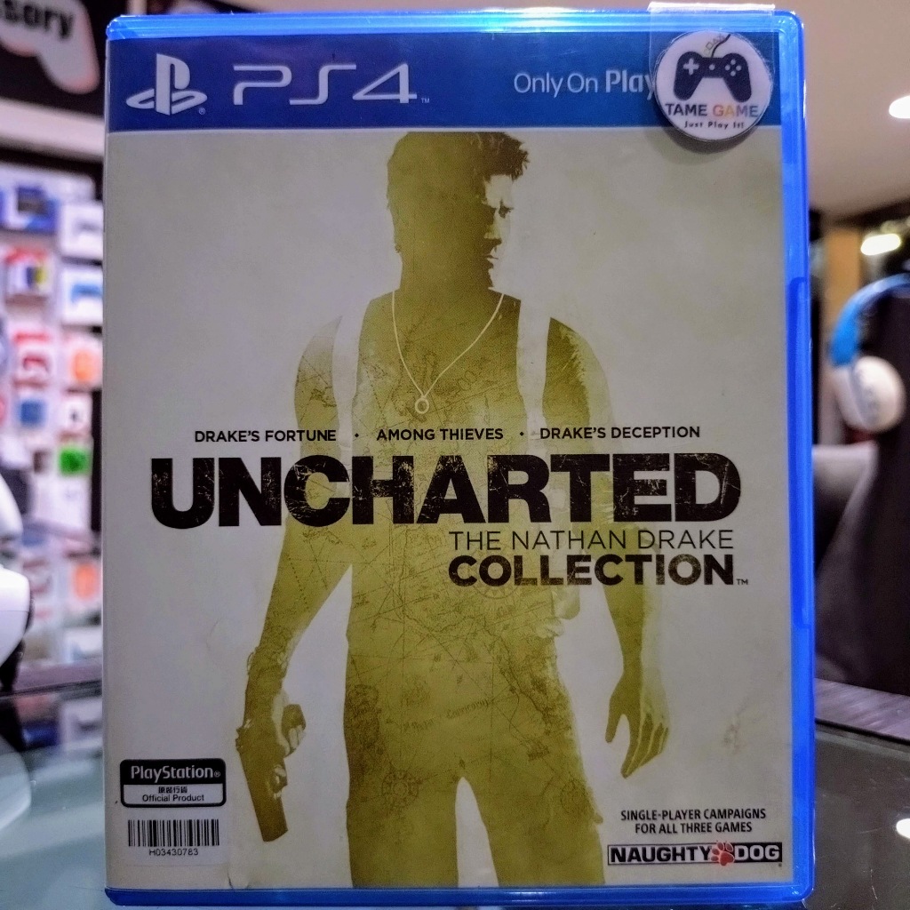(ภาษาอังกฤษ) มือ2 PS4 Uncharted The Nathan Drake Collection เกมPS4 แผ่น ...