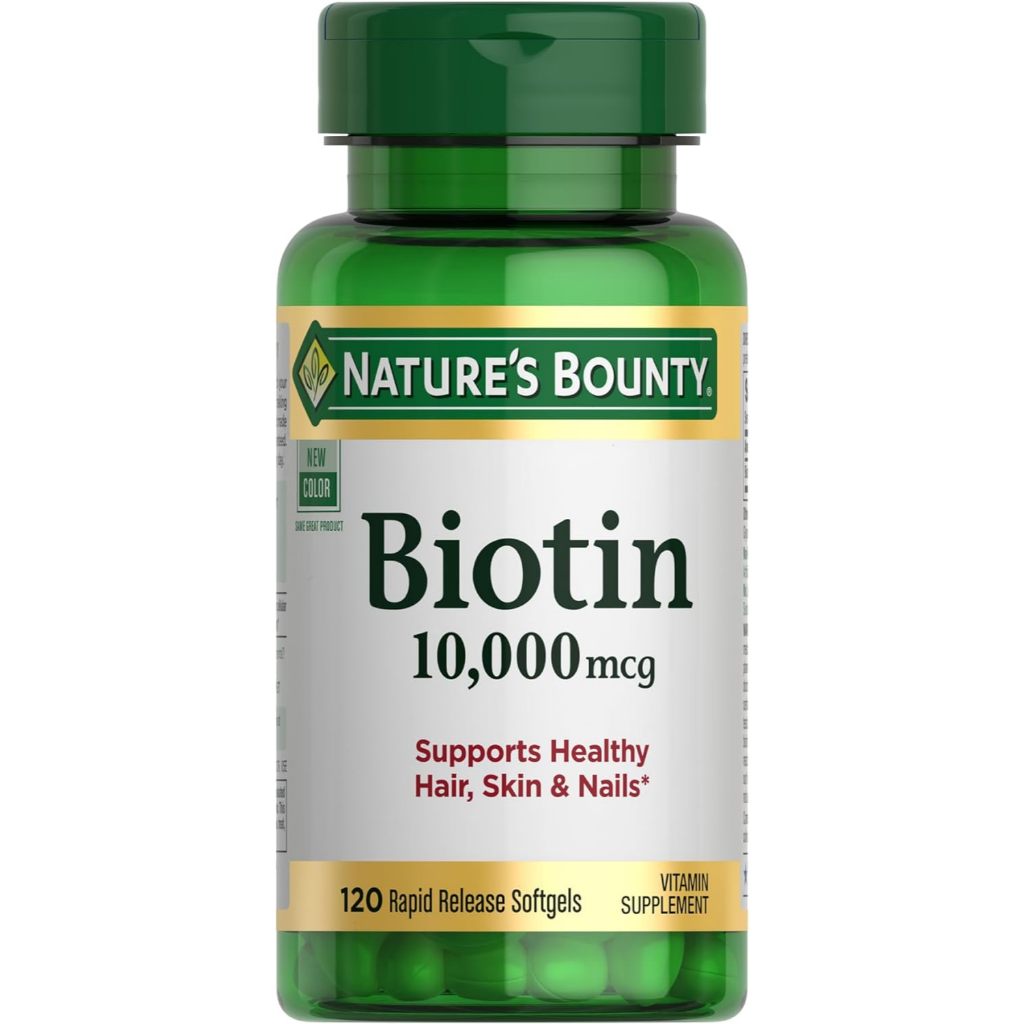 [ของแท้ 100%] NATURE'S BOUNTY BIOTIN 10,000 mcg (10000 mcg) RAPID ...