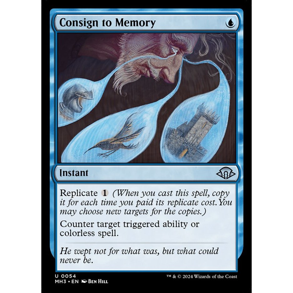 Consign to Memory การ์ด Magic the Gathering [MTG] ของแท้ [MH3] | Shopee ...