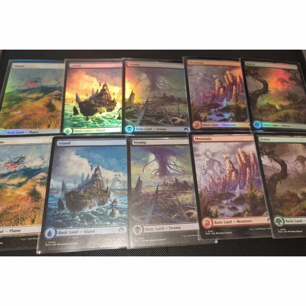 [MTG] Basic Land จากชุด Modern Horizons 3 การ์ด Magic the Gathering ...