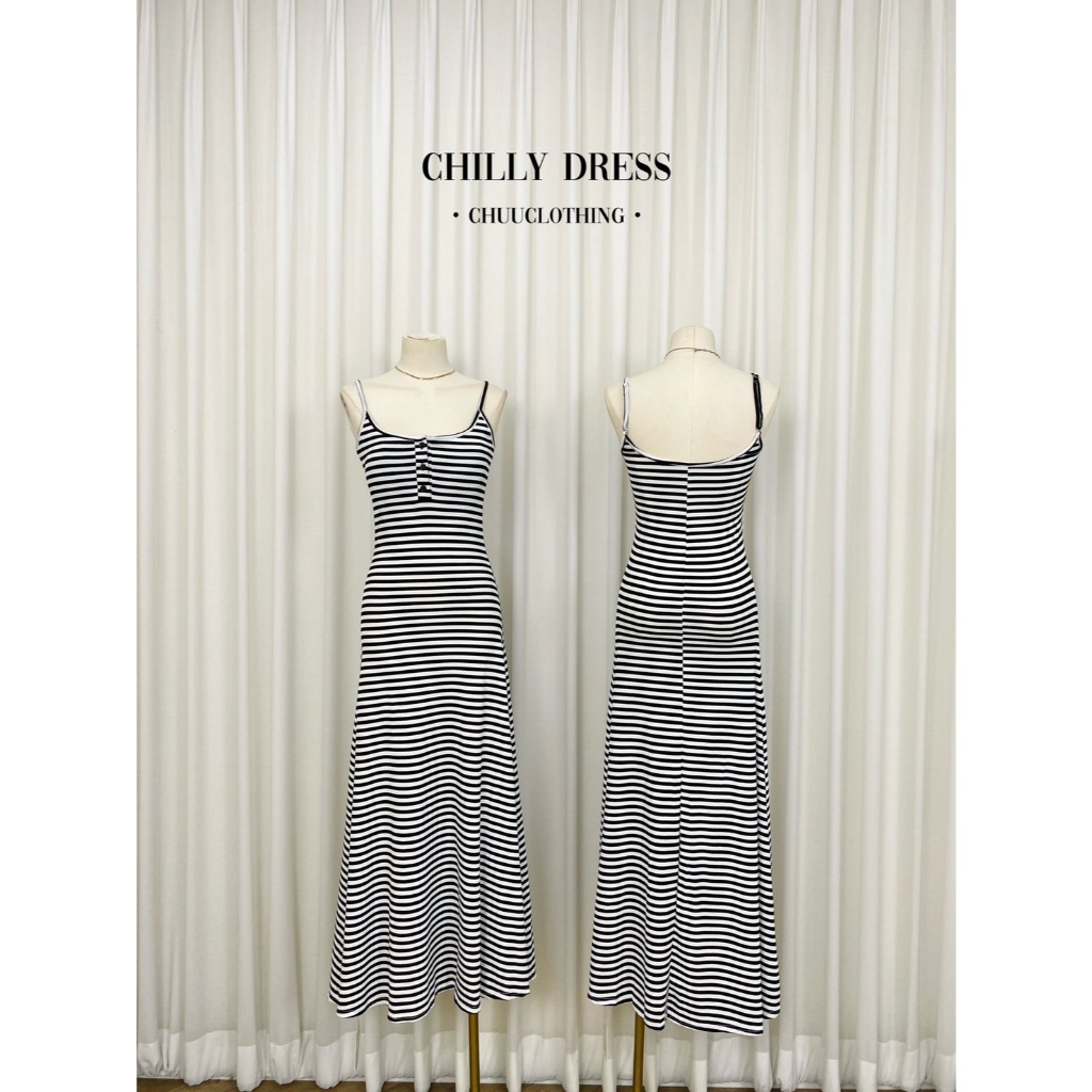 Chilly dress [สินค้าพร้อมส่ง] | Shopee Thailand