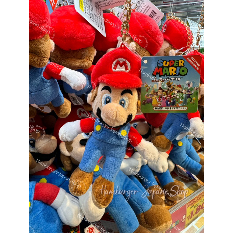 🇯🇵Nintendo Super Mario Key Doll พวงกุญแจตุ๊กตามาริโอ ลิขสิทธิ์แท้ ...