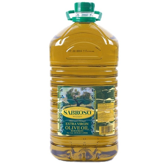 Sabroso Extra Virgin Olive Oil (Spain Product) 5 L.ซาโบรโซ่ เอ็กซ์ตร้า ...
