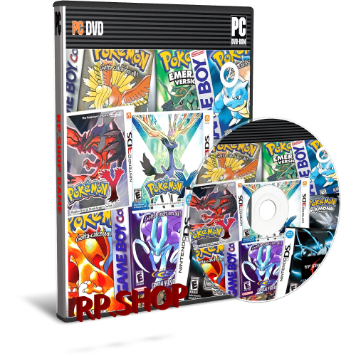 แผ่นเกมคอม PC - Pokemon 17 IN 1 รวม 17 ภาคแรก ที่หาไม่ได้อีกแล้ว ...