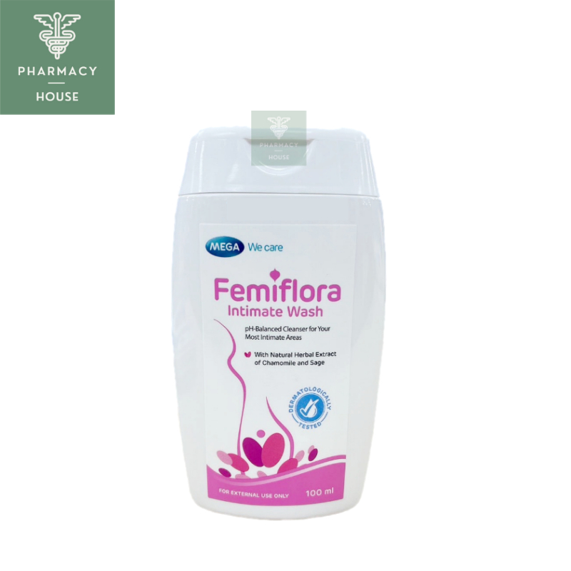 Mega Femiflora Intimate Wash 100 ml. น้ำยาล้างจุดซ่อนเร้น | Shopee Thailand