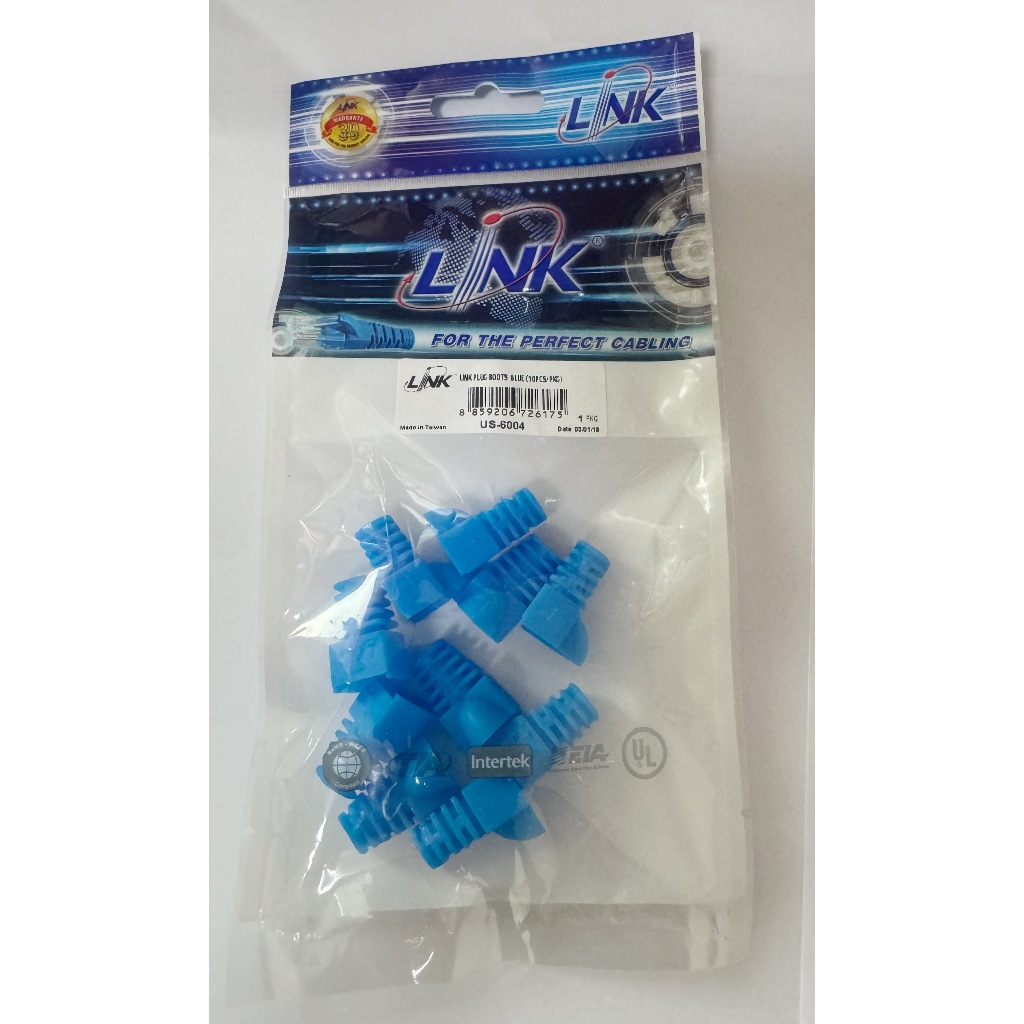 US-6004 US-6005 Link Cat5 Cat6 ปลอกหุ้ม RJ45 Locking สีฟ้า สีเหลือง ถุง ...