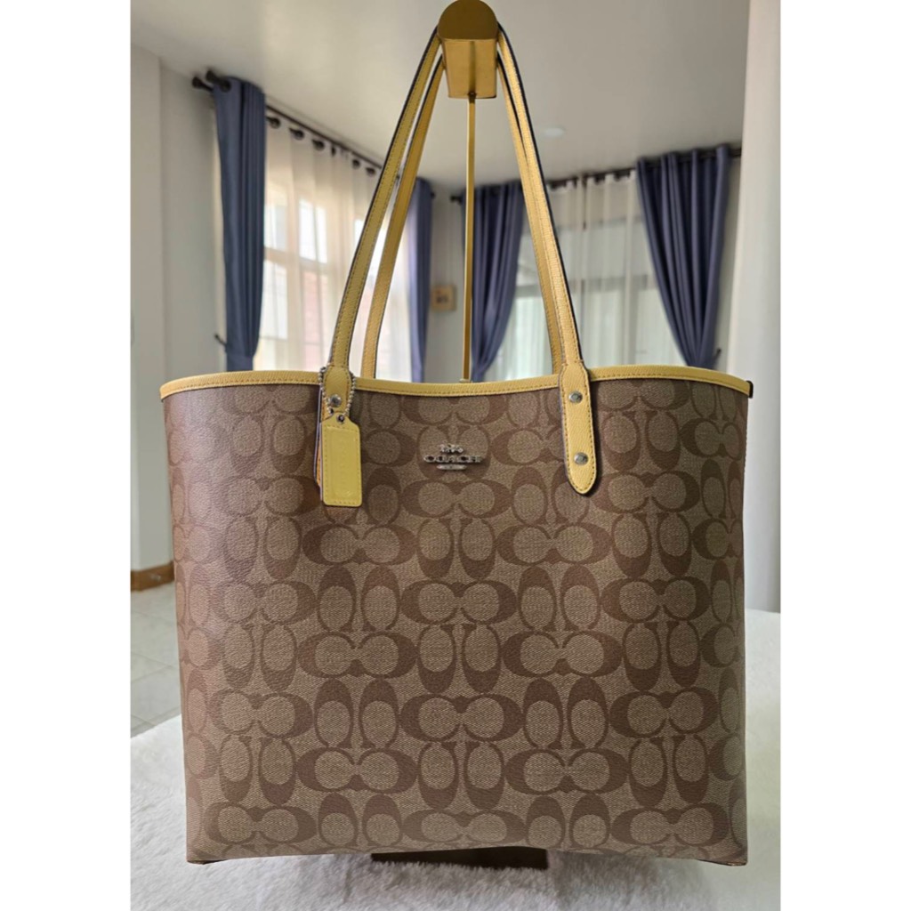 Coach shopping bag มือสอง ของแท้ | Shopee Thailand
