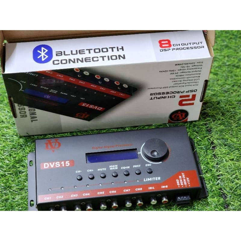 DSP dv คลอสดิจิตอล เข้า2 ออก8 มีบลูทูธ รุ่น DV ( DVS15 ) 2ch input 8ch ...