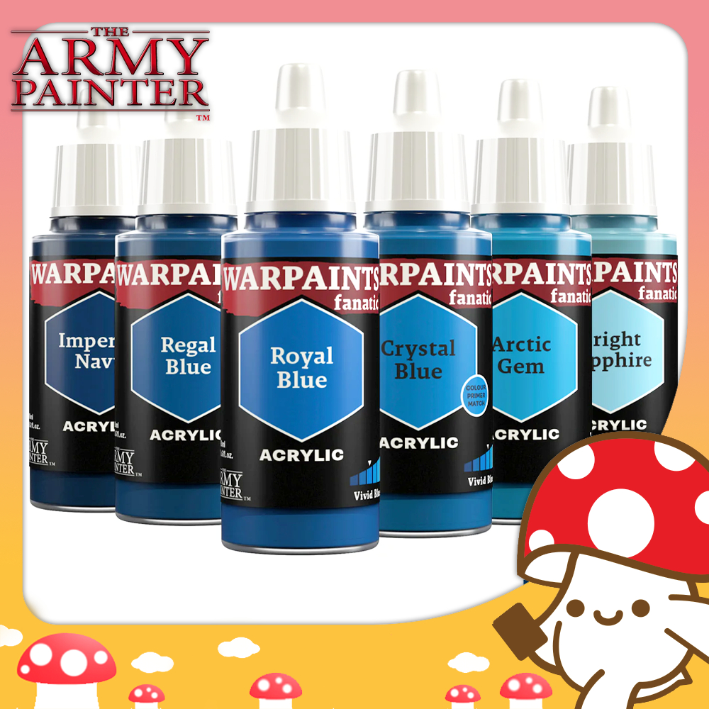 The Army Painter : Warpaint Fanatic - Vivid Blue สีเพนท์โมเดล จาก ...