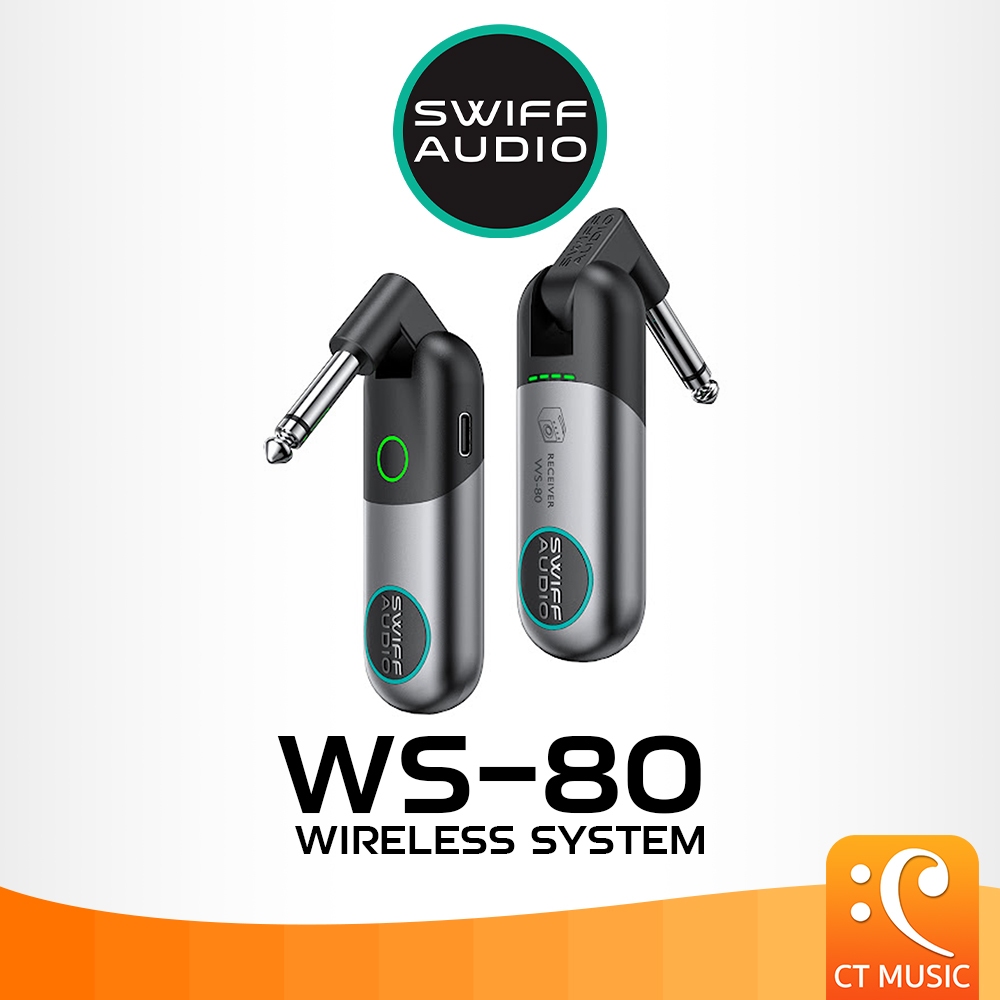 Swiff Audio WS-80 Wireless System ไวร์เลส เครื่องดนตรี SwiffAudio WS80 ...