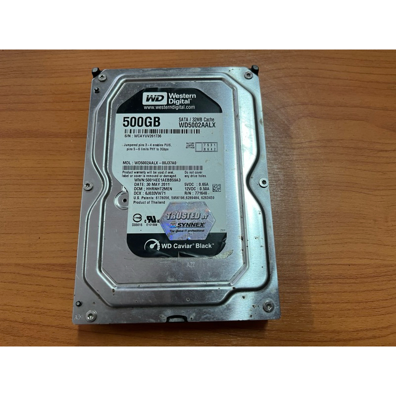 ฮาร์ดดิส HDD WD 500GB / 3TB For PC ขนาด 3.5 นิ้ว [มือสอง] | Shopee Thailand
