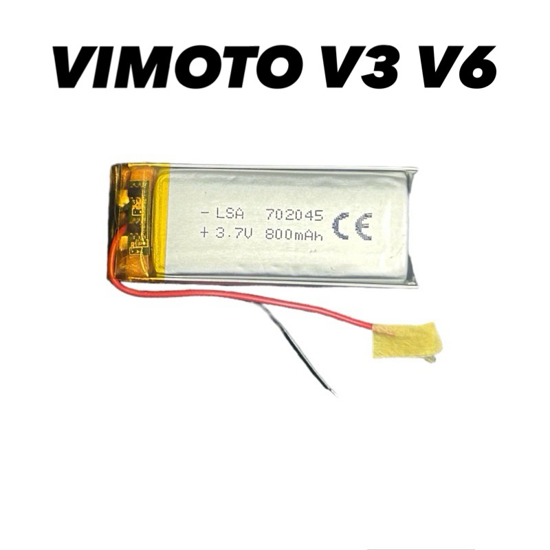 VIMOTO V3 V6 แบตเตอรี่ หูฟังหมวกกันน็อค Motorcycle Headset Battery ...
