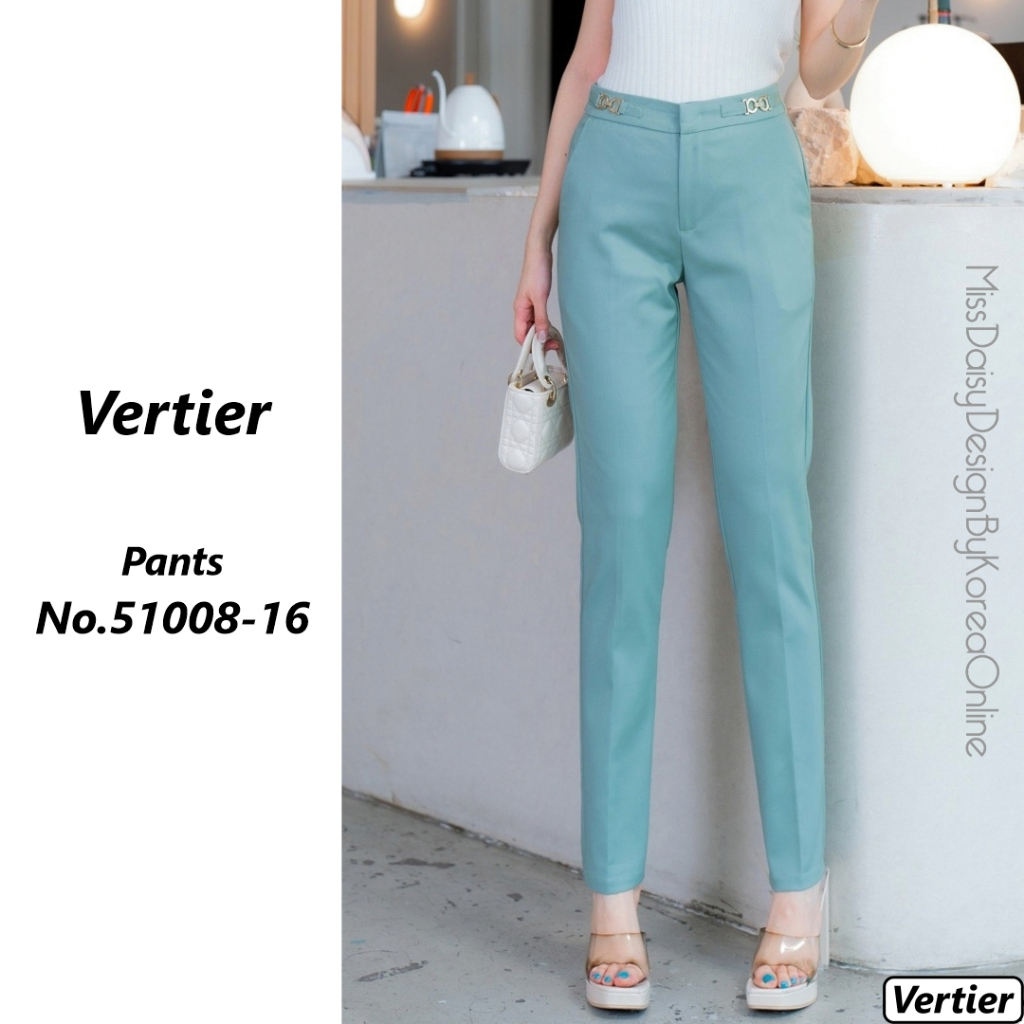 Vertier กางเกงขายาว No.51008 ผลิตจากผ้า Double Poplin (Spandex ...