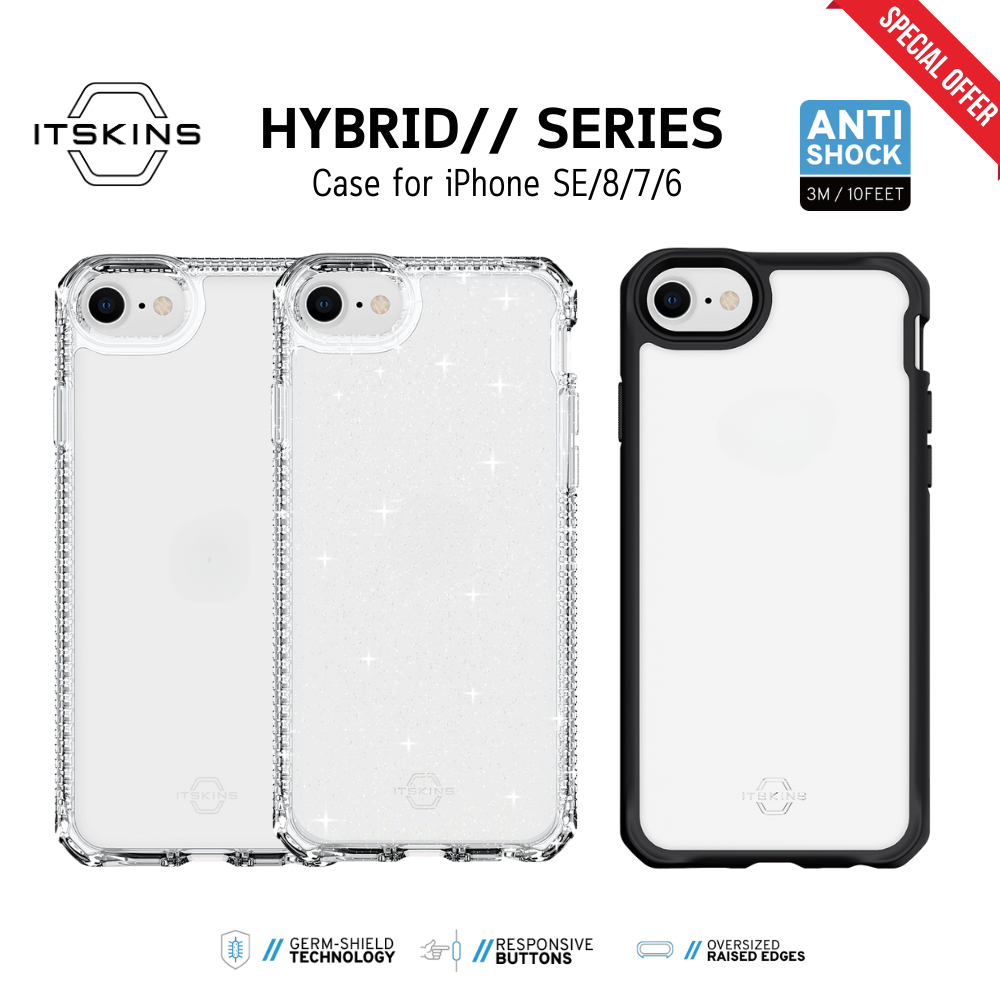 ITSKINS HYBRID // Series Case เคสกันกระแทก สำหรับ iPhone SE I 8 I 7 I ...